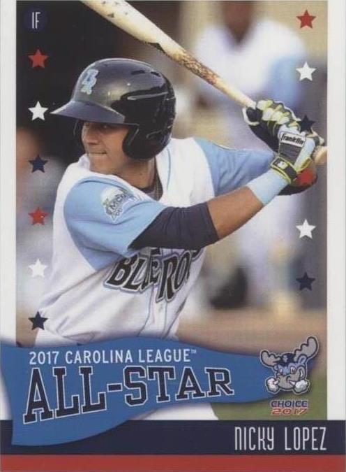 2017 Choice Carolina League All-Stars - Nicholas Lopez #20 (RC) for ...