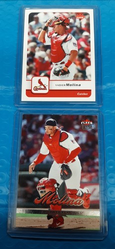 Yadier Molina 2006 Fleer Ultra #41 & 2006 Fleer Card #95 St. Louis ...