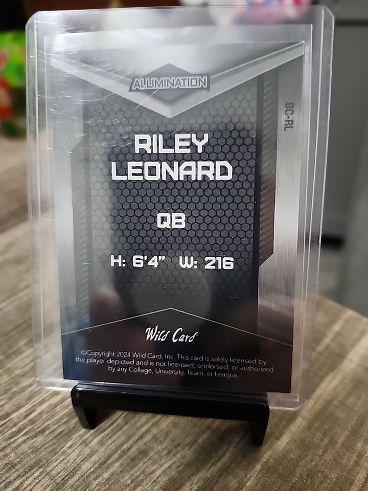 2024 Wild Card Riley Leonard 51/99 Silver | eBay