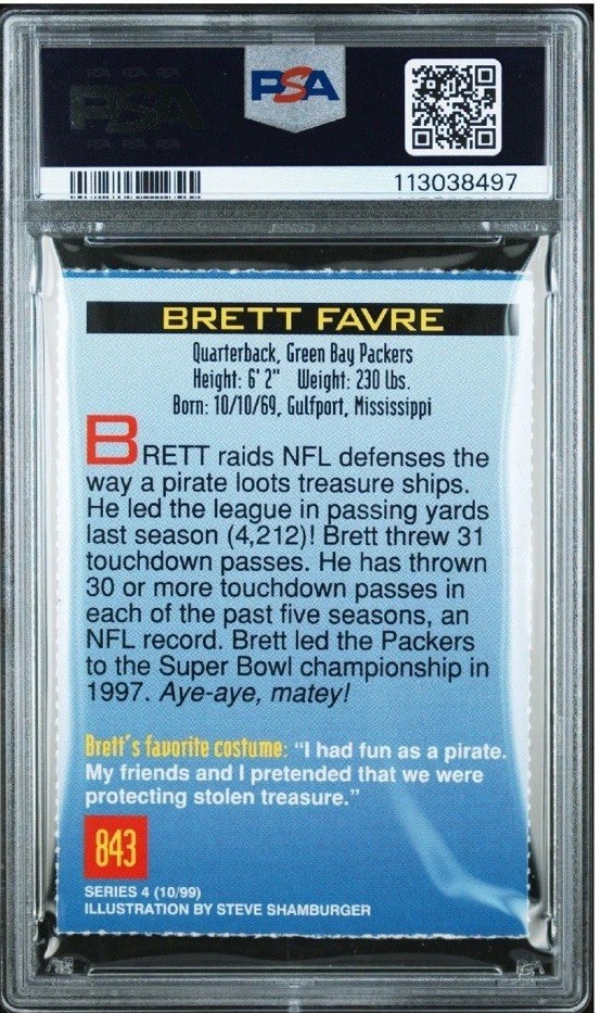 BRETT FAVRE RARE SPORTS ILLUSTRATED FOR KIDS SI GREEN BAY PACKERS ...