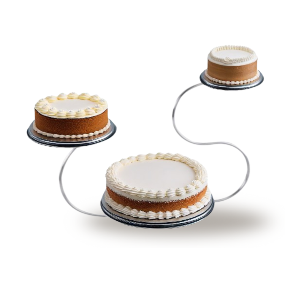 QUALITY HAND MADE SWAN SHAPED 3 TIER WEDDING CAKE STAND HIGH QUALITY ...