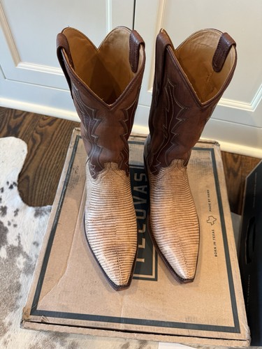 Tecovas Hank Canyon Relic Lizard 9.5D Men's | eBay