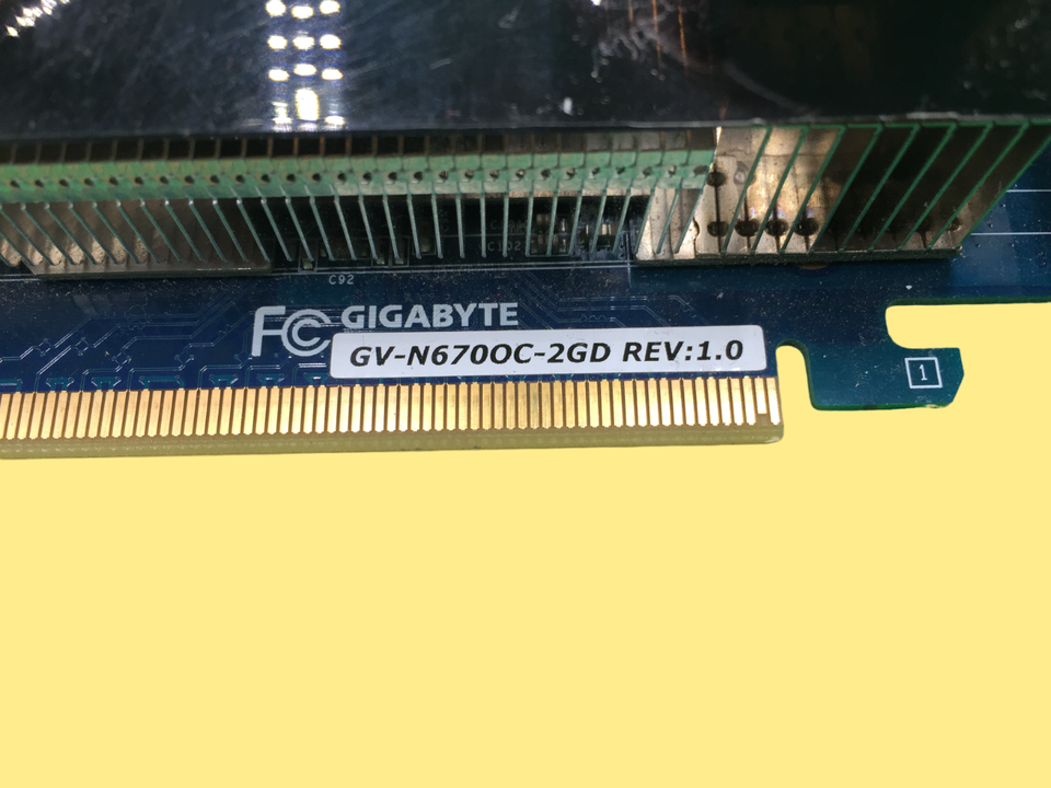 Gigabyte NVIDIA GeForce GTX 670 GV-N670OC-2GD 2GB GDDR5, USED, TESTED ...