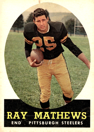 1958 Topps Set-Break # 78 Ray Mathews Steelers EX | eBay