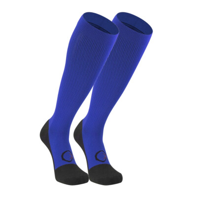 Mk Socks Long Compression Sports Socks - Blue | eBay Australia