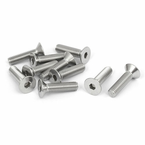 M5x20mm 316 Stainless Steel Countersunk Flat Head Hex Socket Cap Screw 10pcs | eBay