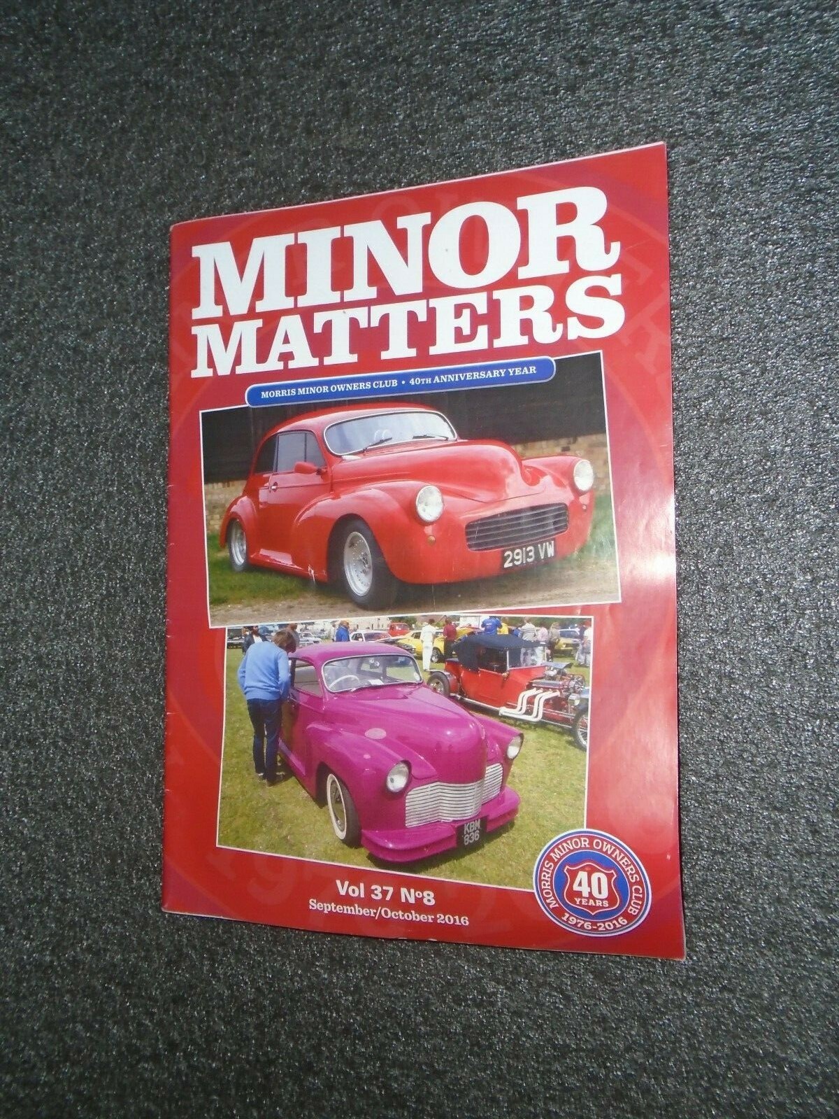 MORRIS MINOR OWNERS CLUB MAGAZINES - "MINOR MATTERS" APPROX 250 ...
