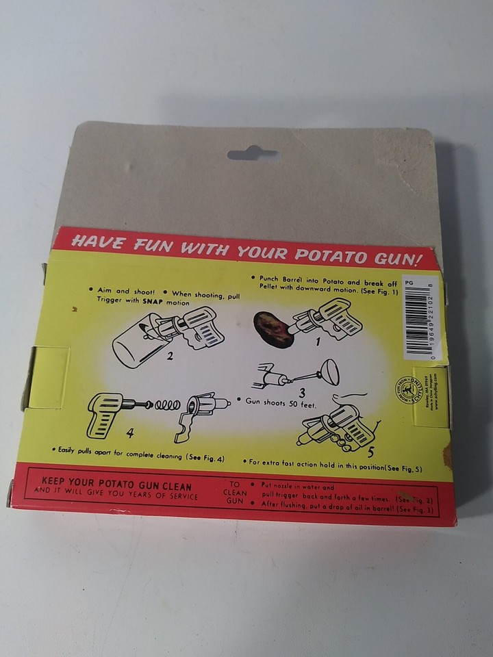 Retro Spud Gun Plastic Potato Gun Novelty Toy That Shoots Potatos | eBay