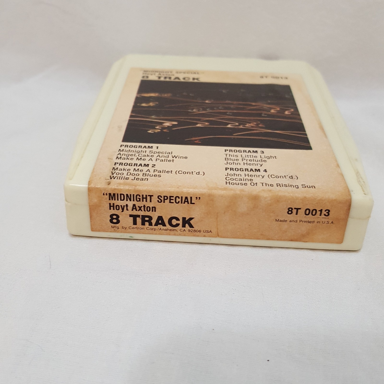 Midnight Special Hoyt Axton 8 Track Tape Cartridge 8T 0013 | eBay