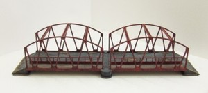 2x 'BOX GIRDER BRIDGE' 28mm ASSEMBLED MDF & PAINTED TO COLLECTOR'S ...