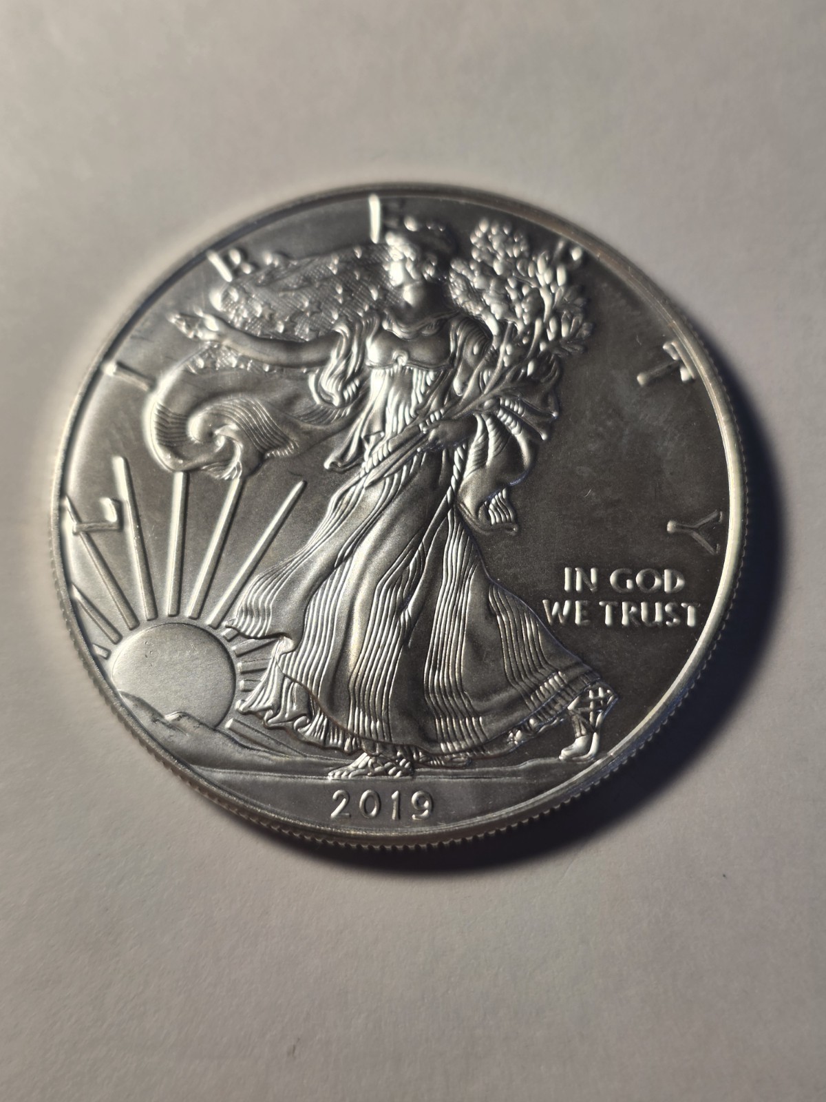 2019 Silver Eagle $1 Dollar 1oz Uncirculated .999 -MS-Brilliant ...