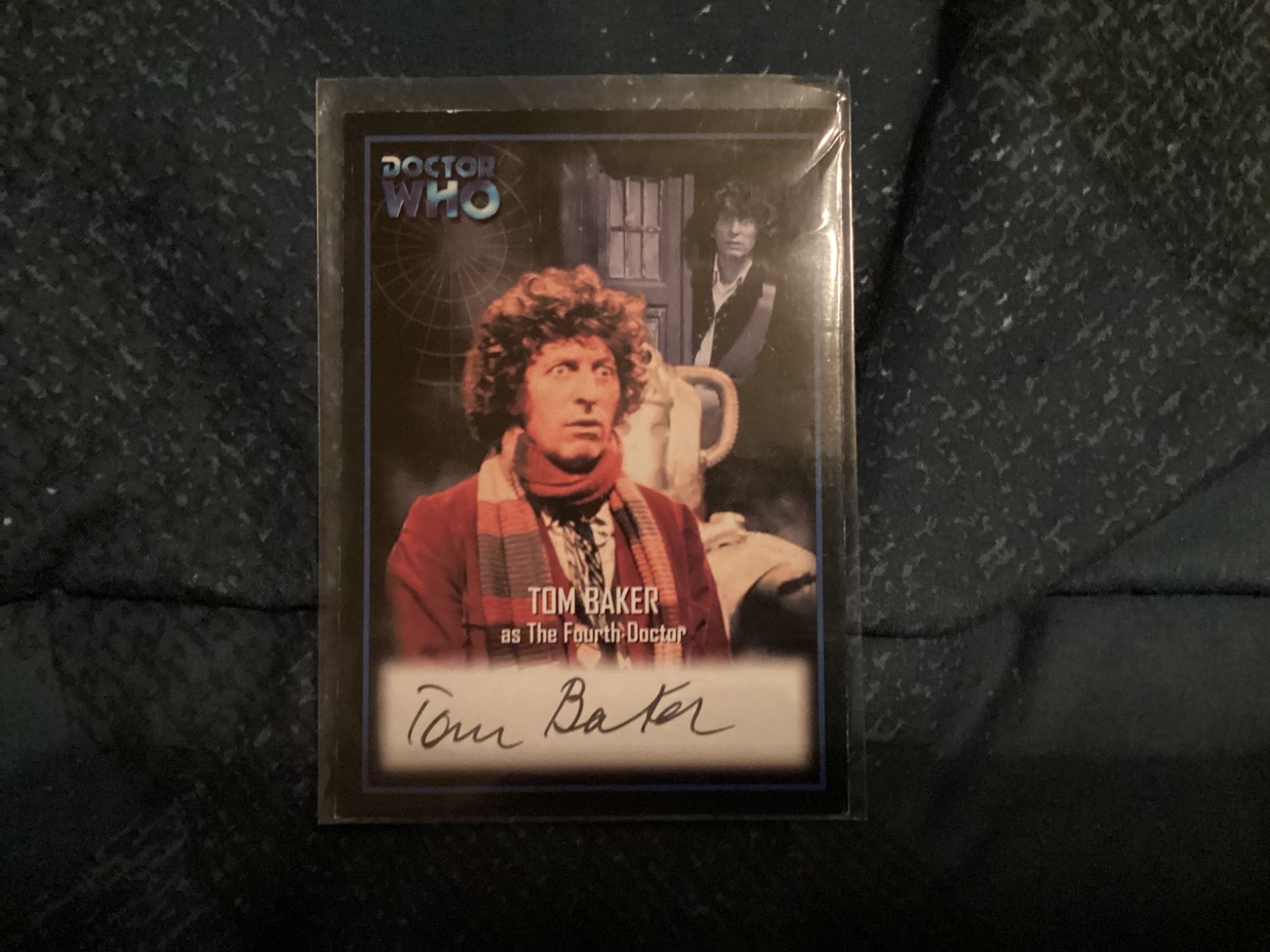 TOM BAKER AUTOGRAPH CARD (AU2) DOCTOR WHO DEFINITIVE SERIES 2 (2001) | eBay