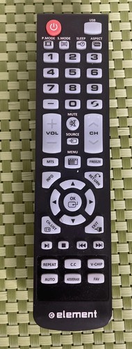 GENUINE ELEMENT XHY353-3 TV REMOTE CONTROL ELEFW504A ELEFW247 ELEFW328 ...