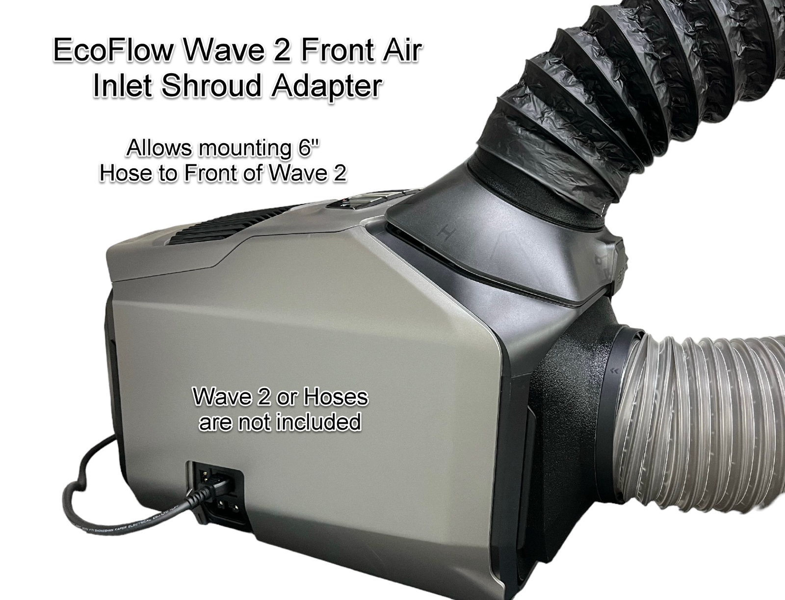ECOFLOW Wave Duct Front Air Inlet Shroud Adapter | eBay