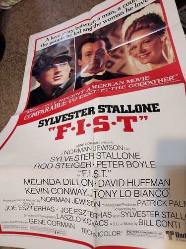 1978 F.I.S.T. vintage movie poster Sylvester Stallone Rod Steiger Peter ...