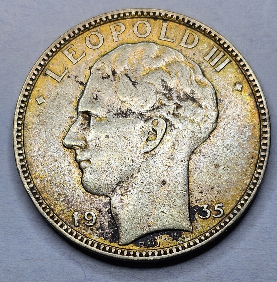 BELGIUM, 1935, 20 FRANCS, SILVER COIN, KM#105 | eBay