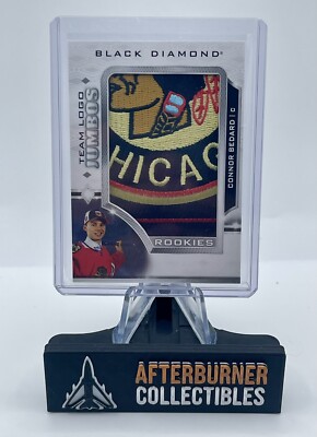 2023-24 UD Black Diamond Connor Bedard #RTL-CB Rookies RC Team Logo ...