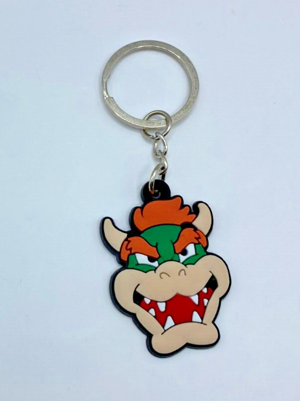 Bowser Keyring, Keychain Key Chain Super Mario Kart Nintendo Mario Bros ...