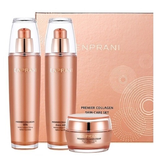 Enprani Premier Collagen 3pcs Skin Care Special Set Elastic Anti Aging ...