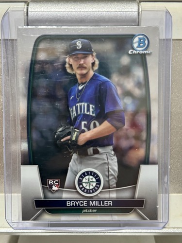 2023 Bowman Chrome #92 Bryce Miller Seattle Mariners RC | eBay