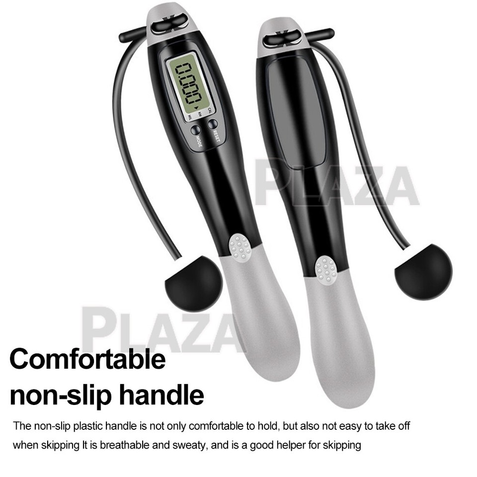 Digital Wireless Cordless Skipping Jump Rope Fitness With Calorie ...
