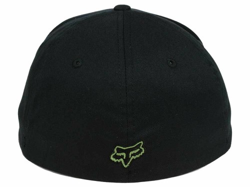 Fox Racing Sports Neon Green FOX MX Logo Flex Fit Black Cap | eBay