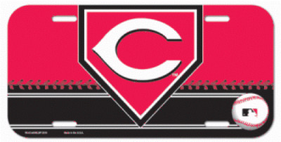Cincinnati Reds License Plate Car Truck SUV Durable Tag MLB Baseball ...