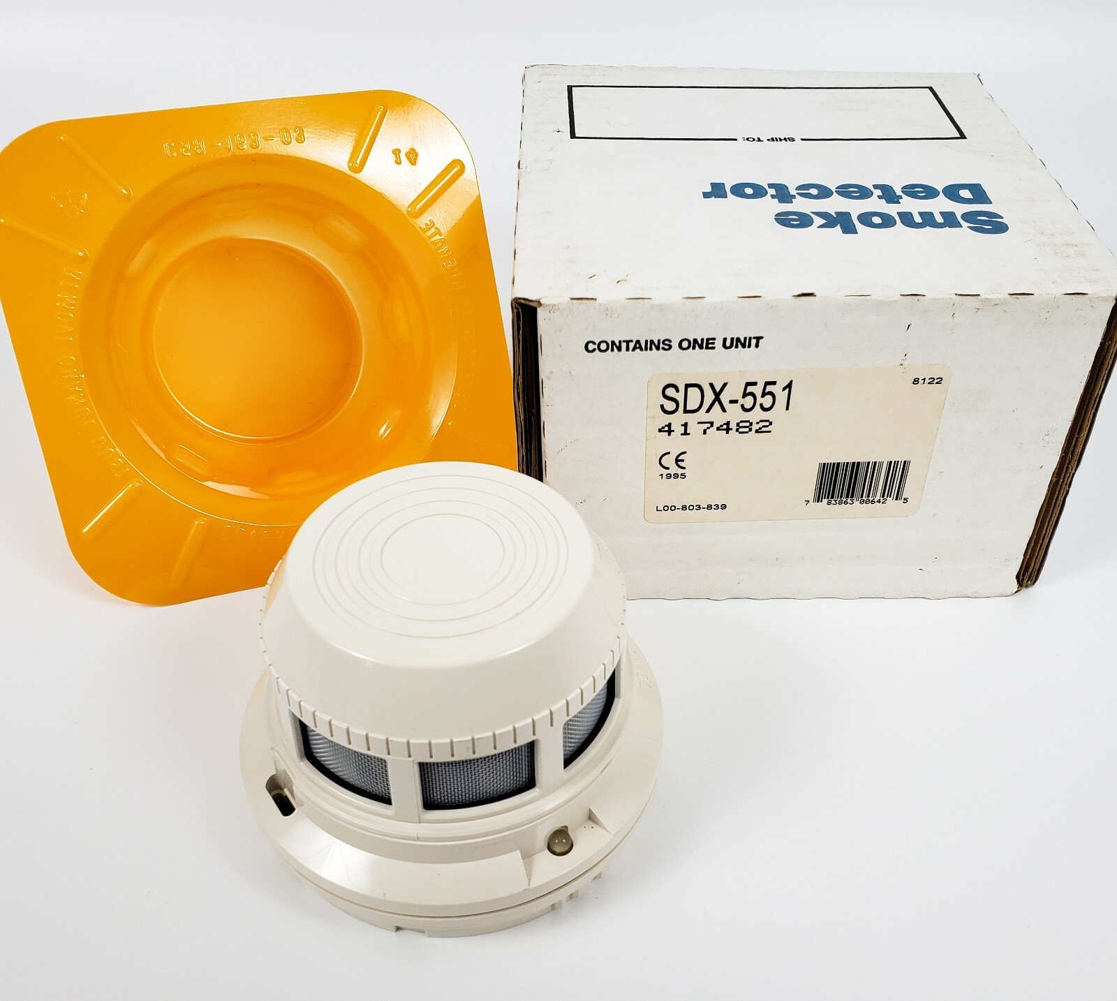 Notifier SDX-551 (417482) Photoelectronic Smoke Detector - NEW ...