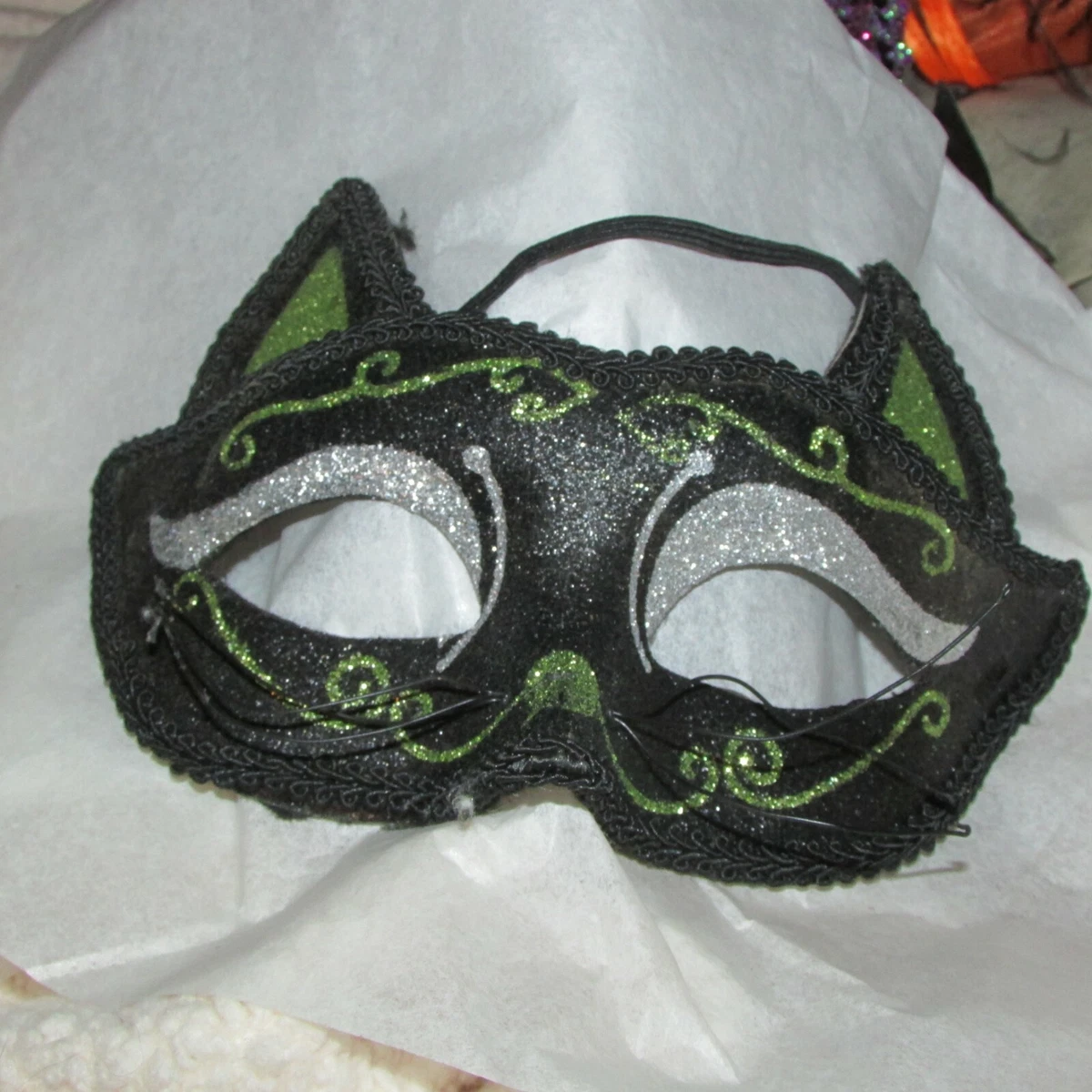 Silver Glitter Eye Mask