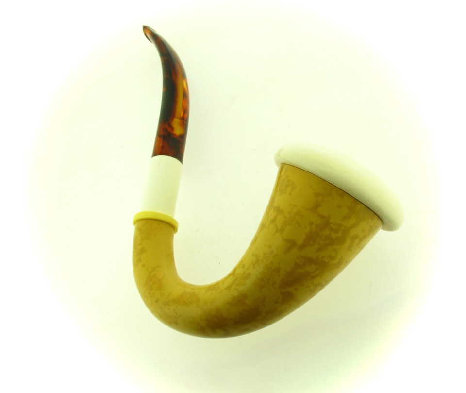 STRAMBACH AUSTRIA SMALL CALABASH GOURD MEERSCHAUM PIPE UNSMOKED | eBay