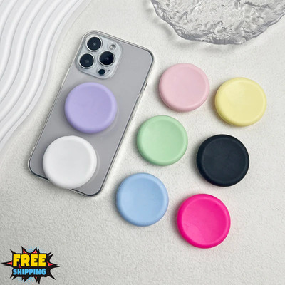 Pop Out Socket Holder Selfie Finger Grip Stand for iPhone Samsung ...