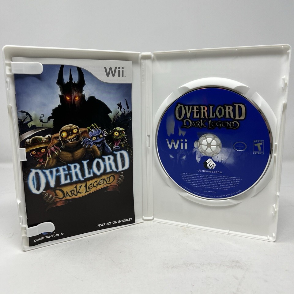 Overlord: Dark Legend Nintendo Wii Game Complete With Manual Tested ...