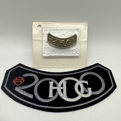 Harley-Davidson HOG Owners Group 2000 Pin and Patch Rocker Set - NOS | eBay