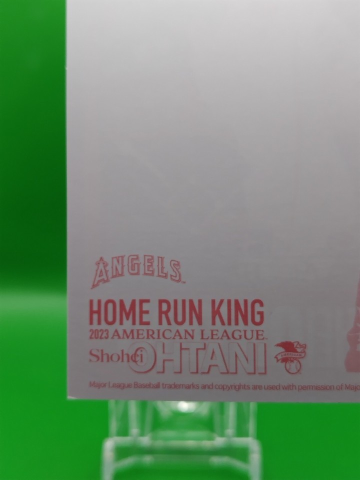 Shohei Otani 2023 American League Home Run King Memorial Postcard Japan ...
