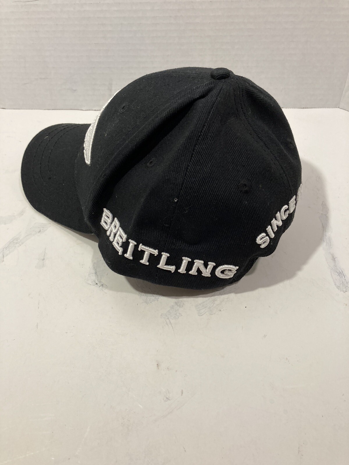 Breitling 1884 Baseball Style Cap in Black-Signed on Brim | eBay