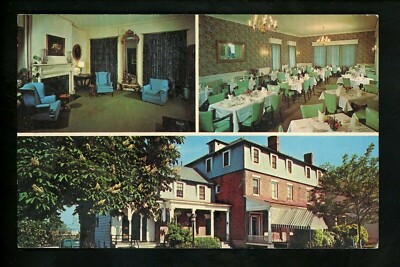 Motel Hotel Postcard New York NY Geneseo Big Tree Inn restaurant ...
