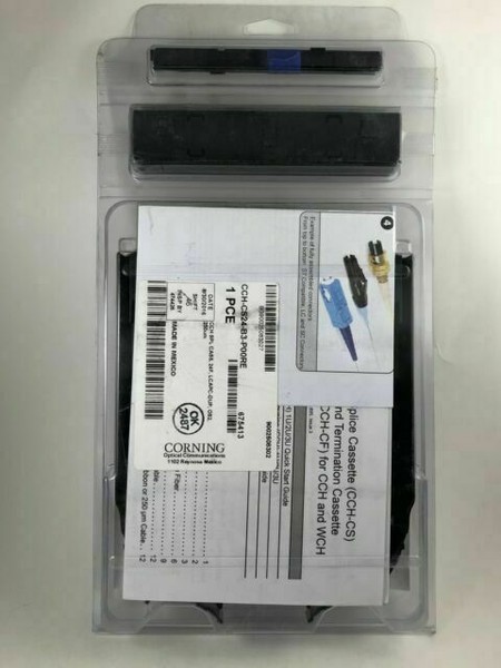 Corning 24 Fiber CCH Pigtailed Splice Cassette (CCH-CS24-B3-P00RE) for ...