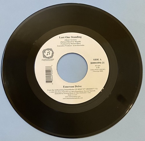 Emerson Drive " Last One Standing / Rescued ( Single Version ) " 45 ...