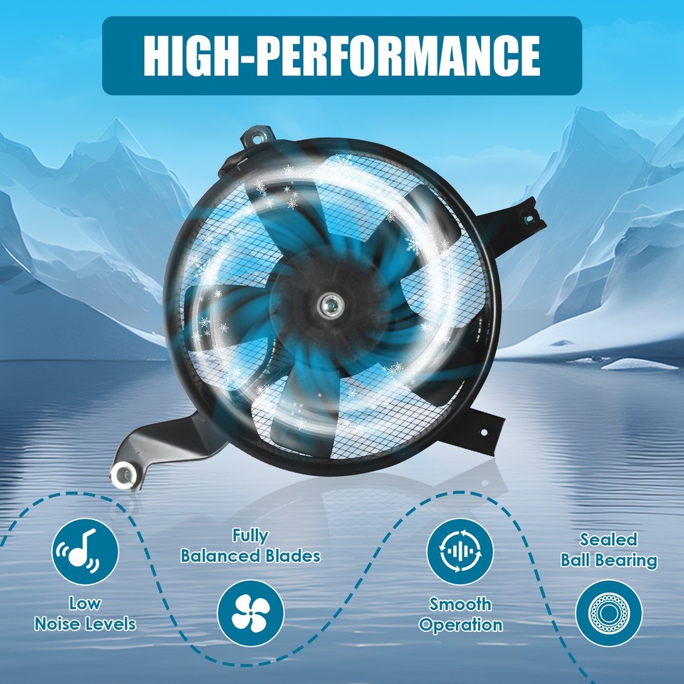 Radiator Cooling Fan Assembly for 1992-2000 Montero MB657380 MI3113105 ...