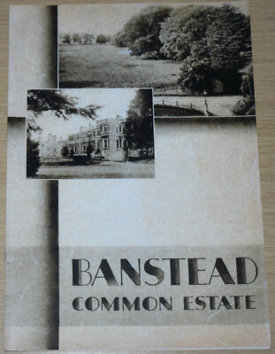BANSTEAD COMMON ESTATE Surrey Housing Development 1920s Facsmilie ...