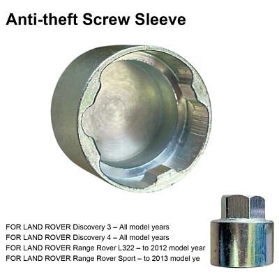 KBM500180 For Land Rover Discovery 3 / 4 Range Rover Locking Wheel Nut ...
