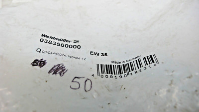 Weidmuller EW 35, 0383560000End Bracket TS 35- Pack Of 50 | eBay