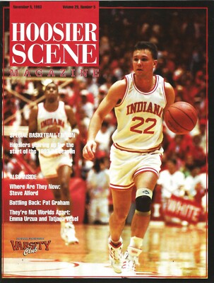 VINTAGE 1993 Indiana University Hoosiers Basketball Hoosier Scene ...