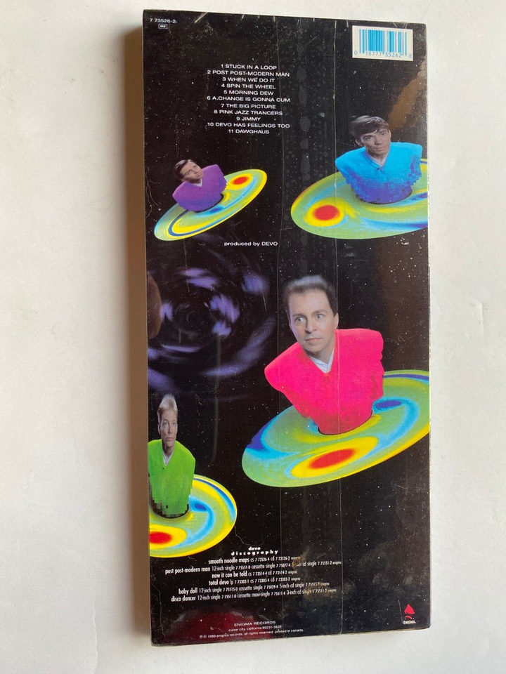 Devo SMOOTH NOODLE MAPS cd NEW LONGBOX (long box.Mark Mothersbaugh) 1ST ...