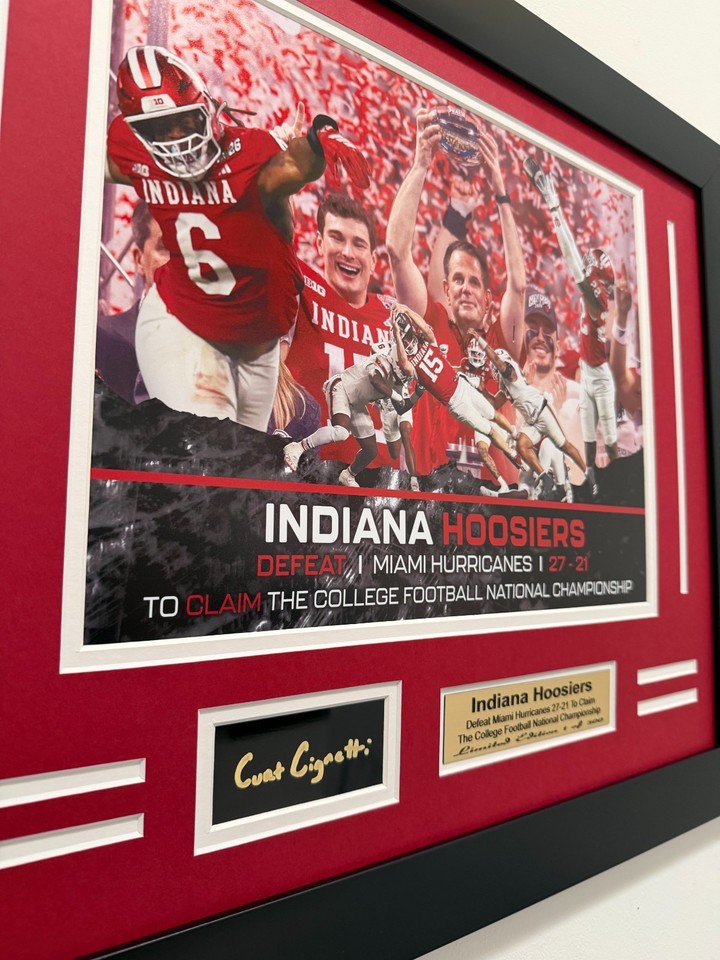 2026 Indiana Hoosiers National Championship Limited Edition Frame ...