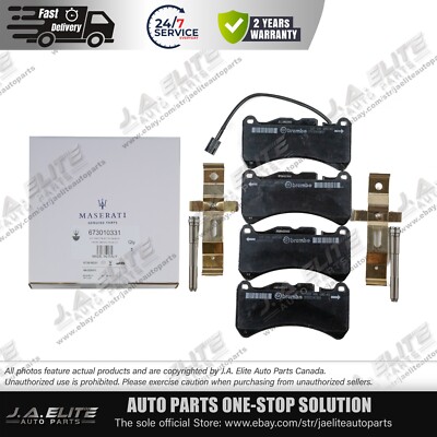 Genuine Front Brake Pads Set for Maserati Ghibli Quattroporte(6 Piston ...