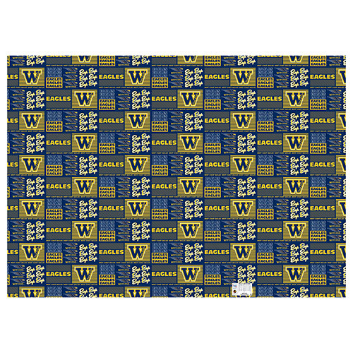 West Coast Eagles AFL GIFT WRAP Wrapping Paper Man Cave Bar present ...