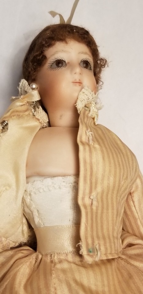 Vintage Cathy Hansen 8" bisque French fashion artist doll glass eyes | eBay