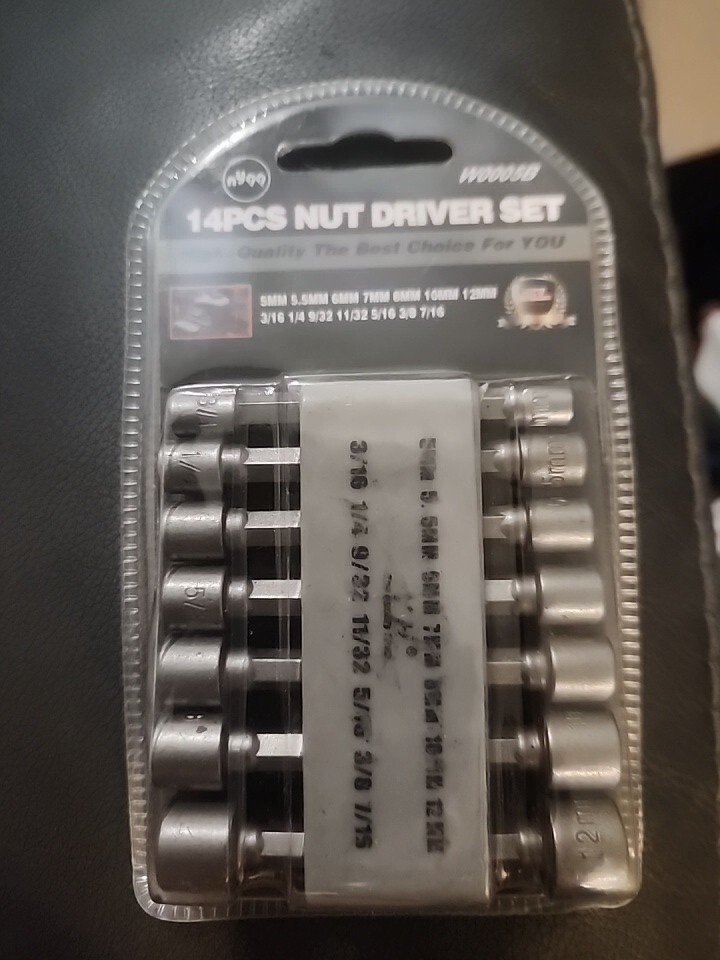 14 PC Different Size Hex Power Hand Nut Driver SET WHOLESALE | eBay