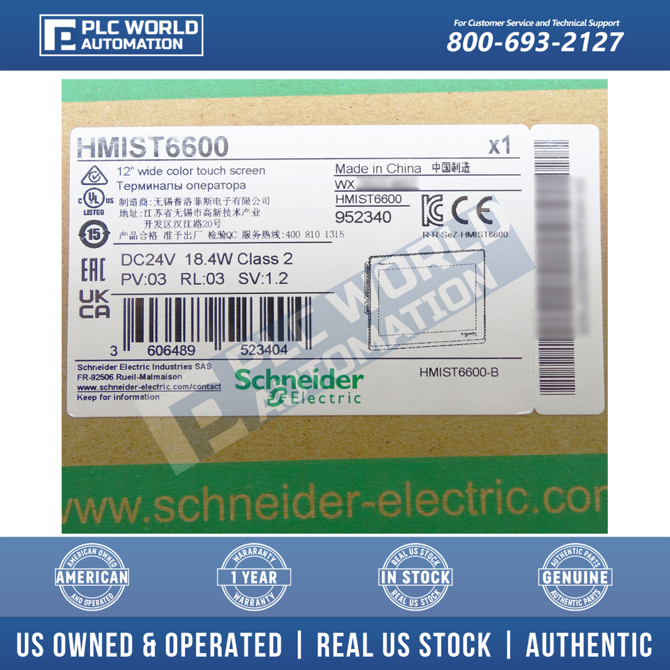 Schneider Electric HMIST6600 Harmony ST6 Operator Terminal, 12-inch ...